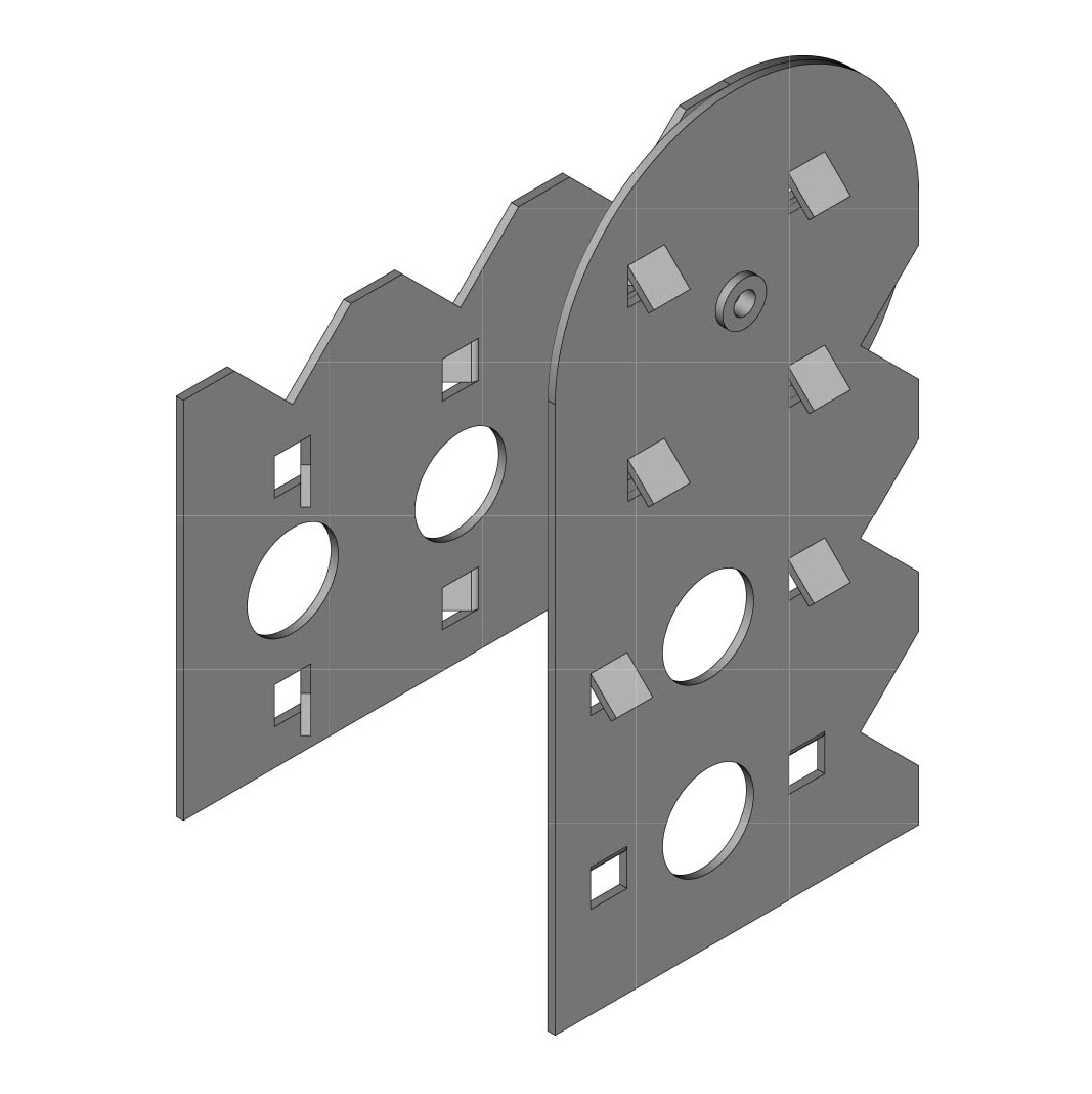 H216D SPECIAL ADJUSTABLE CORNER TABS - Causeway Steel Products Ltd