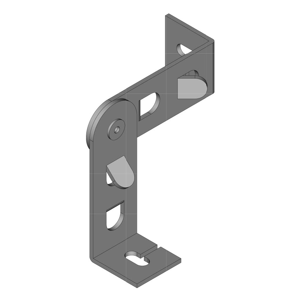 H222A BINDING STRIP ADJUSTABLE CORNER TAB - Causeway Steel Products Ltd